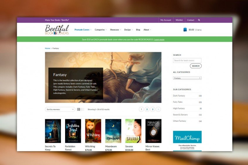 Beetiful Book Covers Website - Stefanie Fontecha