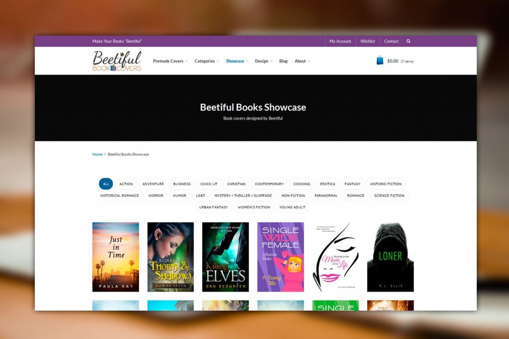 Beetiful Book Covers Website - Stefanie Fontecha